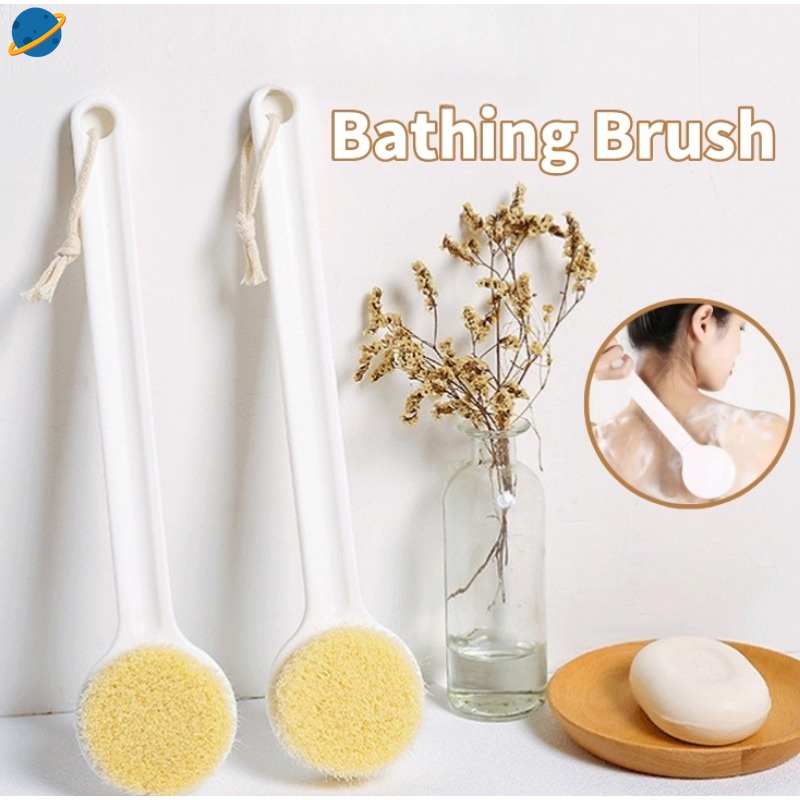 Japanese-style Long-handled Soft-haired Bath Brush Bath Brush Back ...