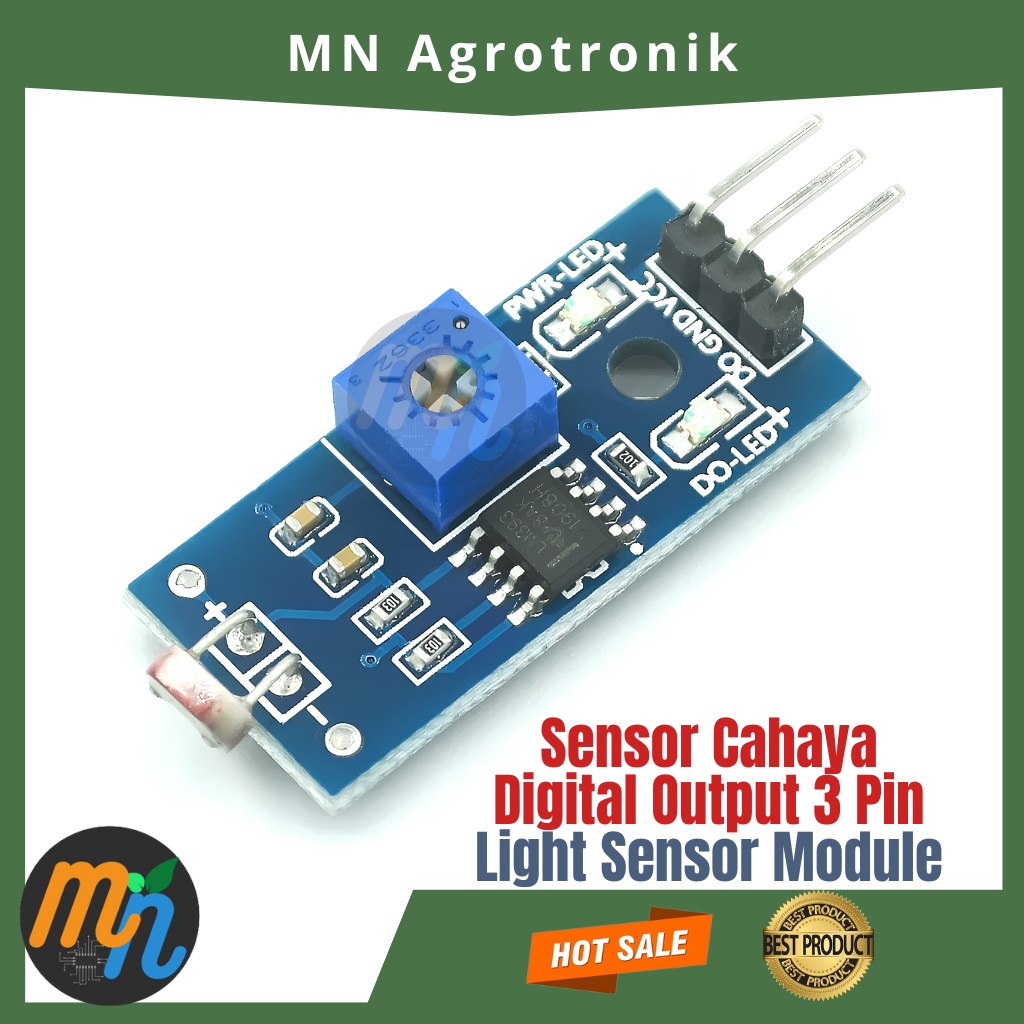 CAHAYA Photosensetive LIGHT LDR RESISTANCE SENSOR LIGHT MODULE | Shopee ...