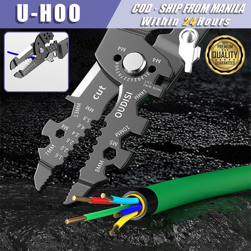 10 in 1/25 in 1 Multipurpose Wire Stripper Electrician Pilers Cable ...