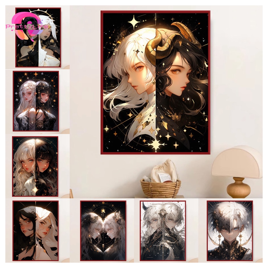 【PL】cartoon twin stars 5d Diamond Painting Full Diamond Living Room ...