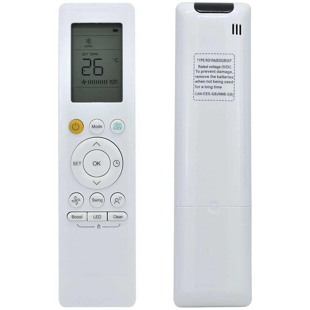New RG10A(B2S)/BGEF For Midea Air Conditioner Remote Control RG10L1(2HS ...