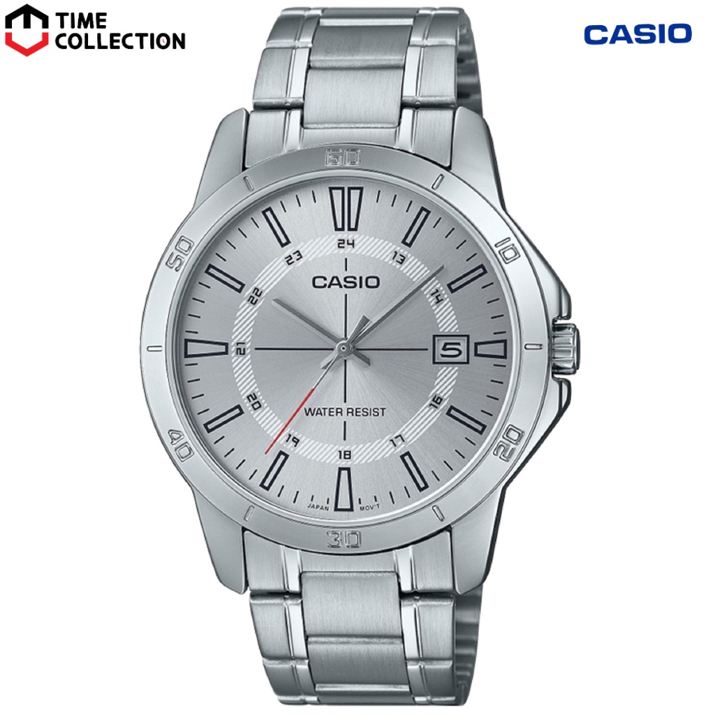 Casio MTP-V004D-7C Analog Stainless Steel Strap Watch For Men | Shopee ...
