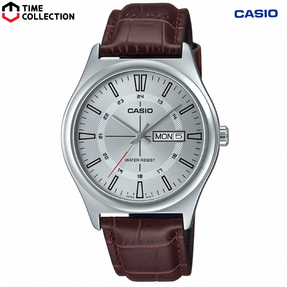 Casio MTP-V006L-7C Analog Leather Strap Watch For Men | Shopee Philippines