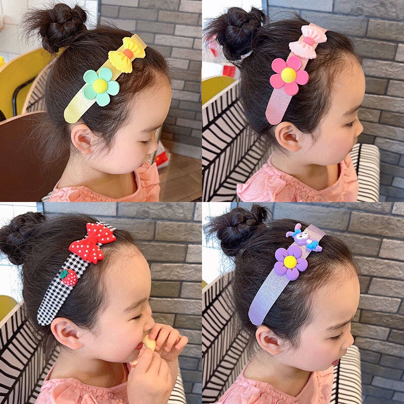 321ok Colorful Hair Hoop Cartoon Cute Princess Velcro Hair Hoop For ...