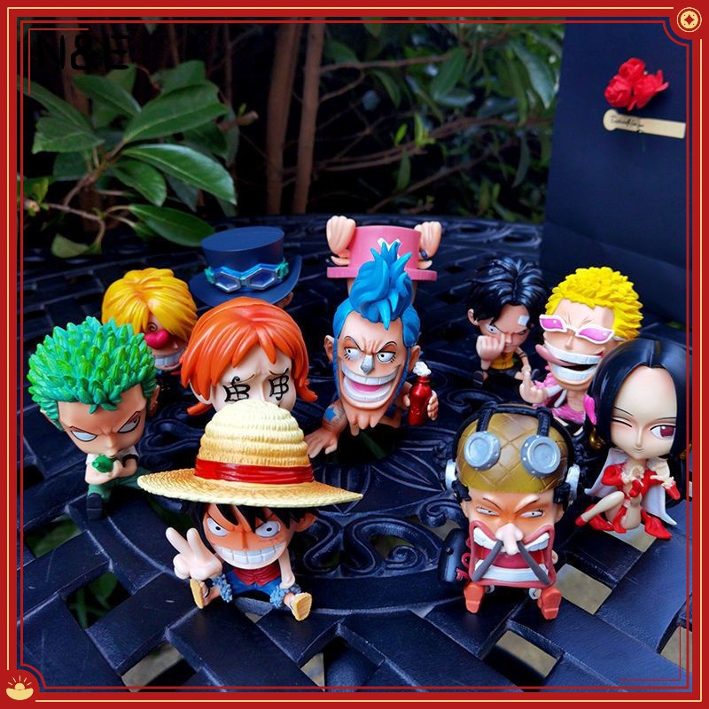 One piece action figure Luffy Sauron Doll Red-Haired Ace Doll Model Toy ...