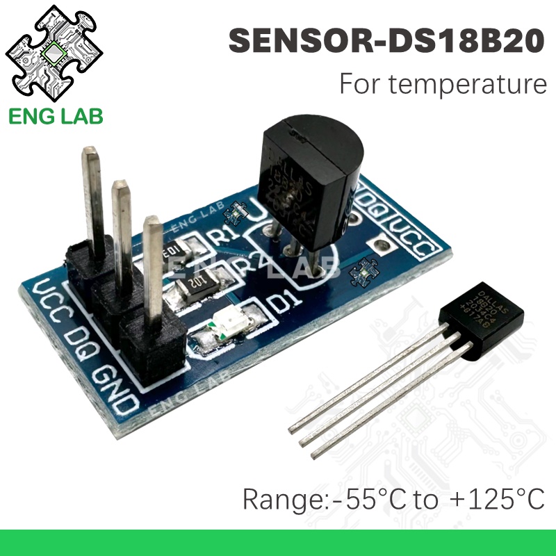 ENGLAB★DS18B20 Temperature Thermal Sensor Module With High Precision ...