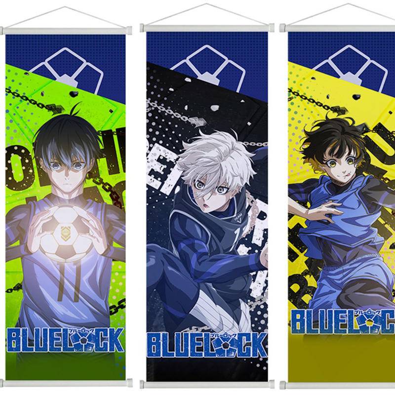 Anime Blue Lock Scroll Canvas Wall Hanging Painting Home Decor Anime ...