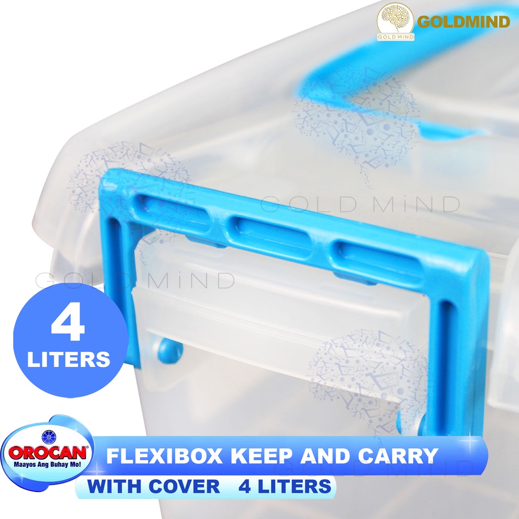 Orocan Flexibox Keep and Carry with Cover 2Liters/4Liters -Gold Mind ...