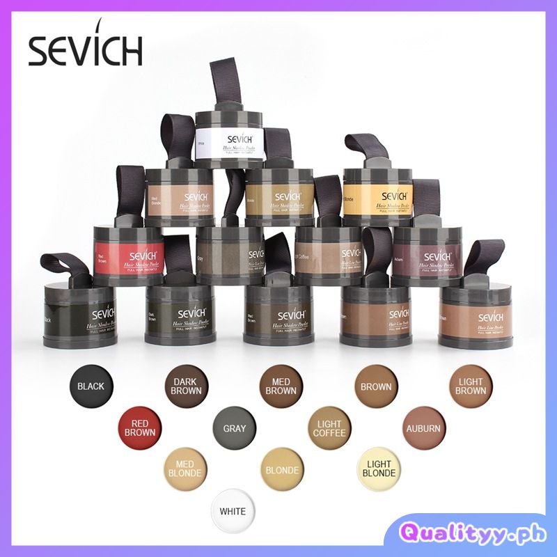 Sevich 13 Colors Cover Hair Trim Powder Hairline Powder With Mirror And ...