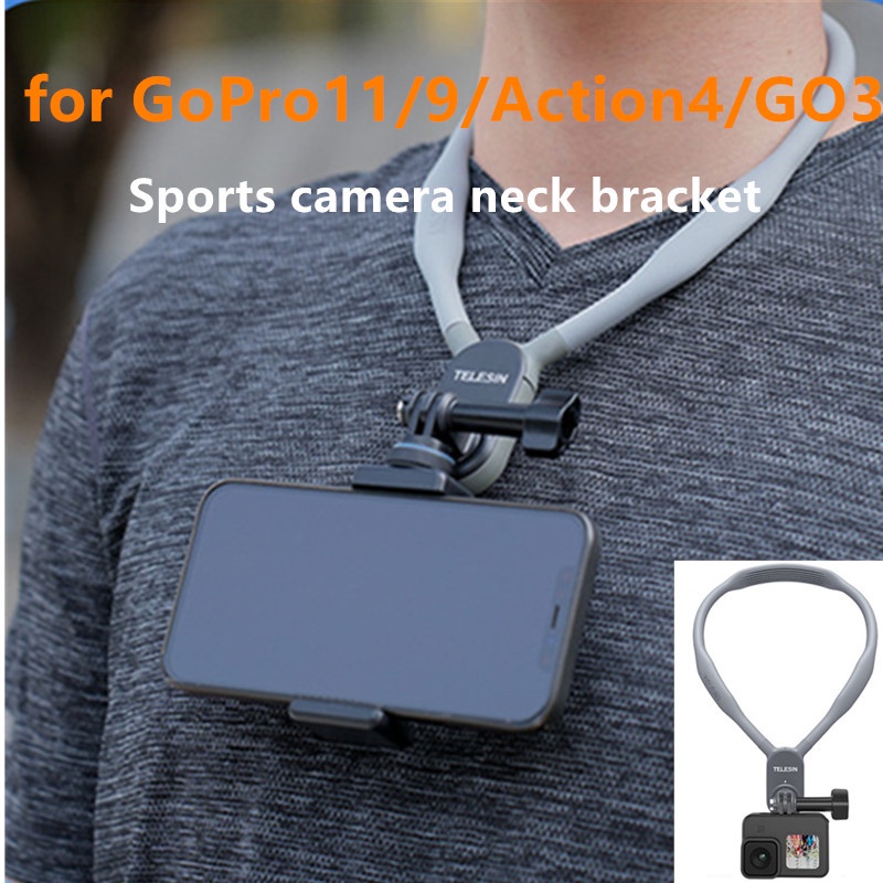 For GoPro11/9/Action4/GO3 Magnetic Neck Mount Camera First Angle ...