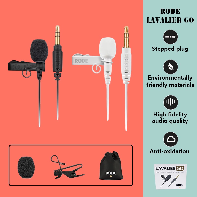 Rode Lavalier GO Lavalier II Professional Lapel Microphone ...