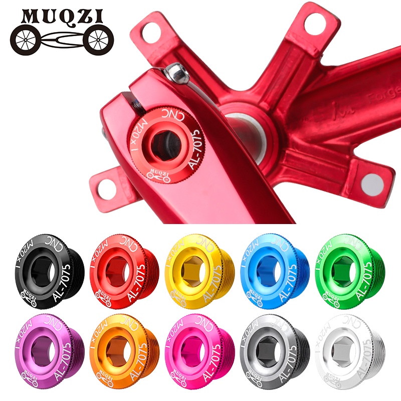 Crank Cover Screw Cap M20 MTB Crankset Crank Cover Aluminum Road Bike ...