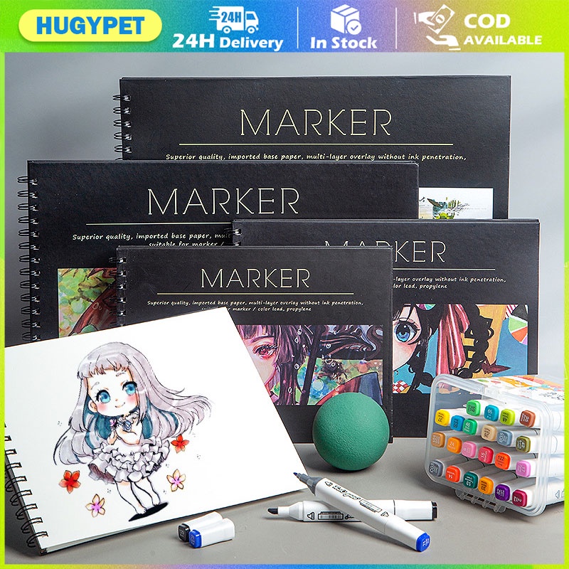 16K/A4 50 Sheets Thicken Paper Sketch Book Art Painting Drawing ...