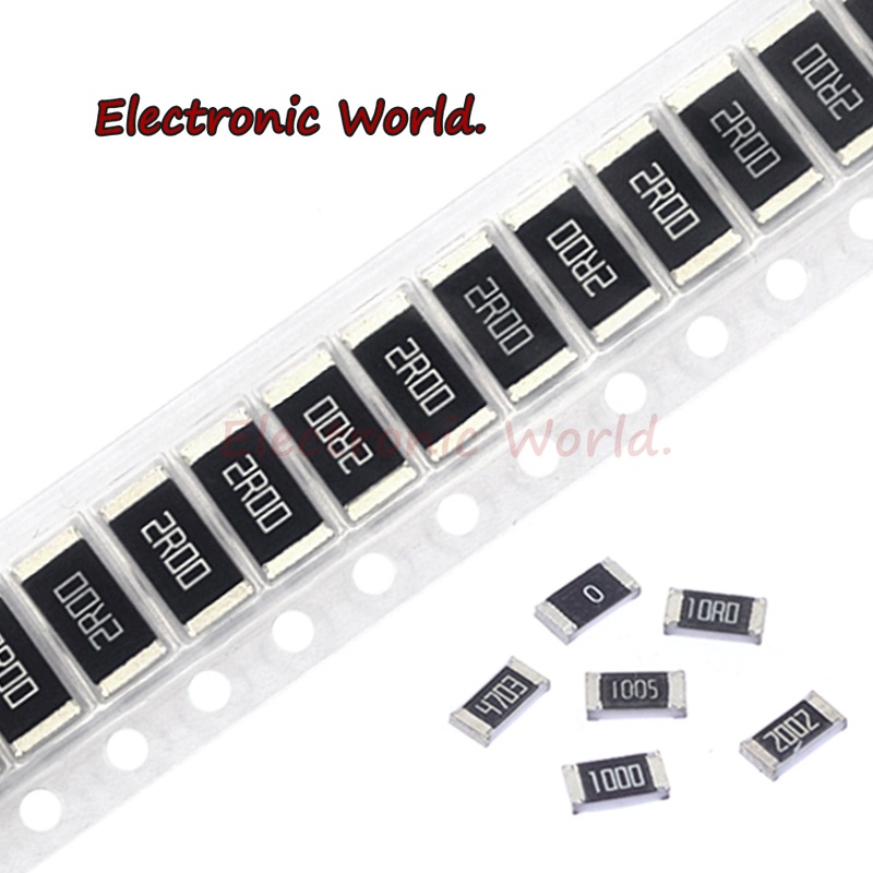 100 PCS 1206 SMD Resistor 0R - 10M 1/2W 0R 1R 10R 100R 150R 220R 330R Ohm 1K 2.2K 10K 100K 0 1 ...