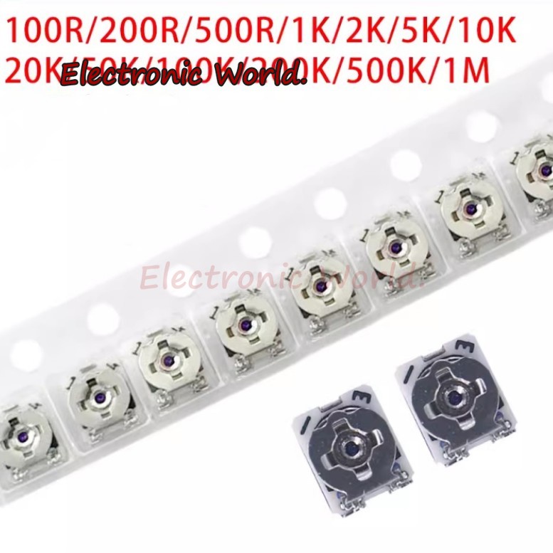 20pcs 3*3 Trimmer resistance Potentiometer Trimpot SMD 3X3 Adjustable ...