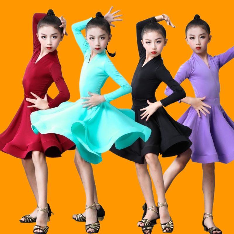 New Latin Dance Dance Suit Children Latin Dance Standard Competition ...
