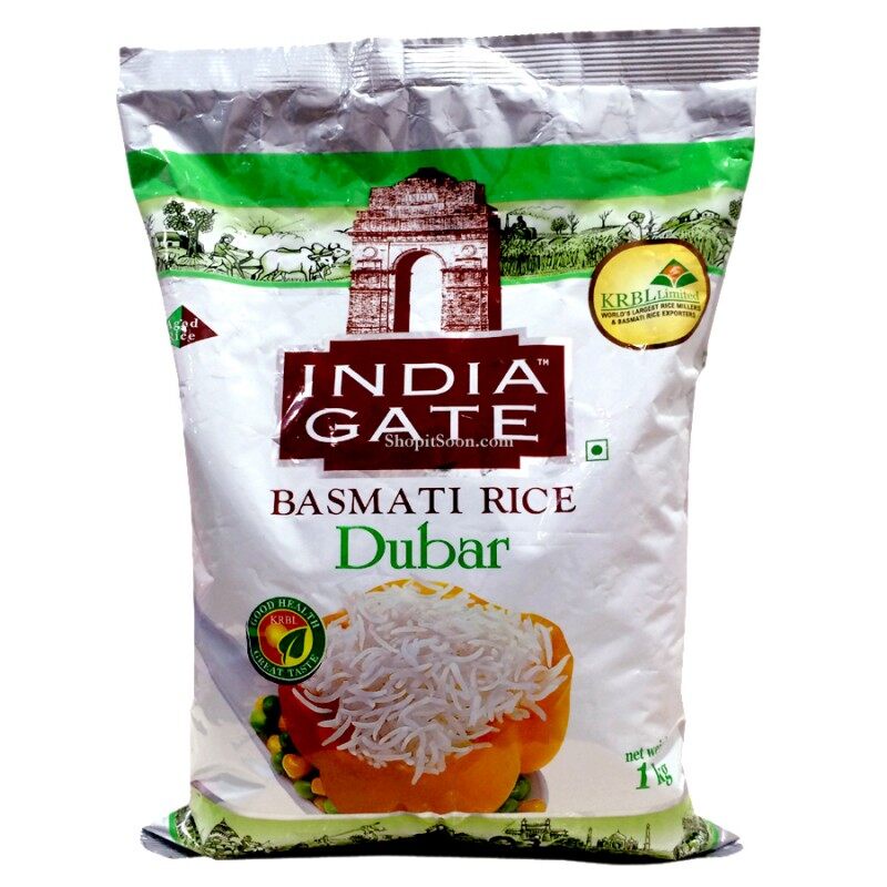 INDIA GATE Dubar Basmati Rice (1kg) | Shopee Philippines