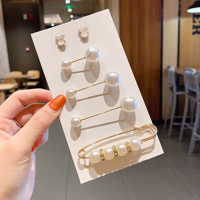 Korean Fashion Anti-glare Buckle Brooch Fixed Clothes Trouser Waist ...