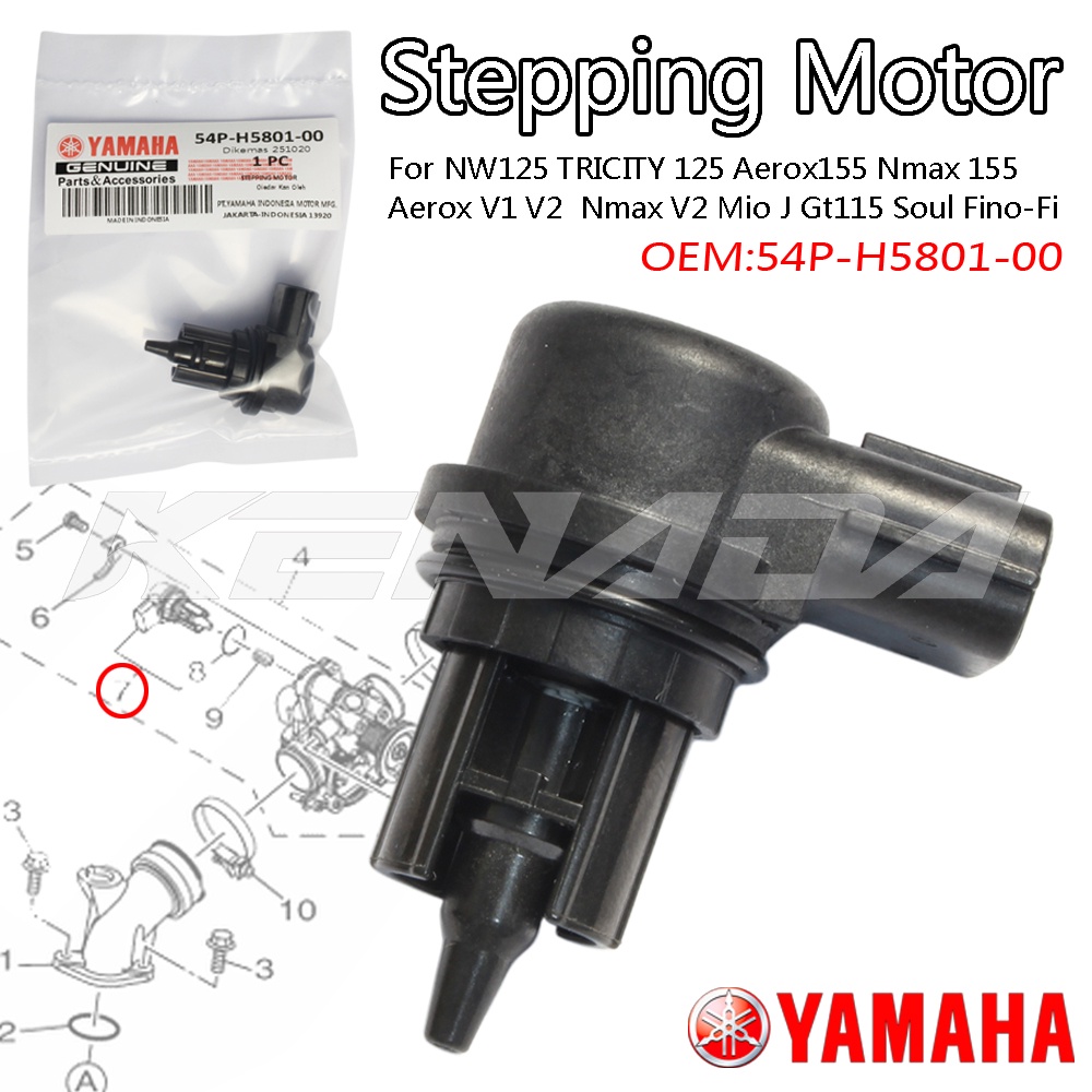 Idle Speed Controller ISC Yamaha nmax155 aerox155 Aerox v1 v2 NMAX V2 ...