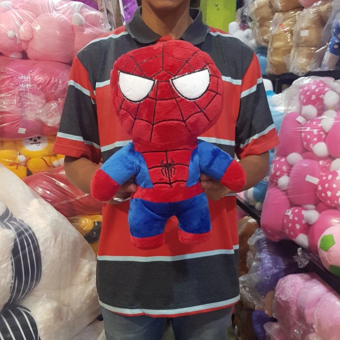 MERAH REAL PICTURE ORIGINAL PHOTOS! RED BLUE SUPERHERO SPIDERMAN SUPER ...