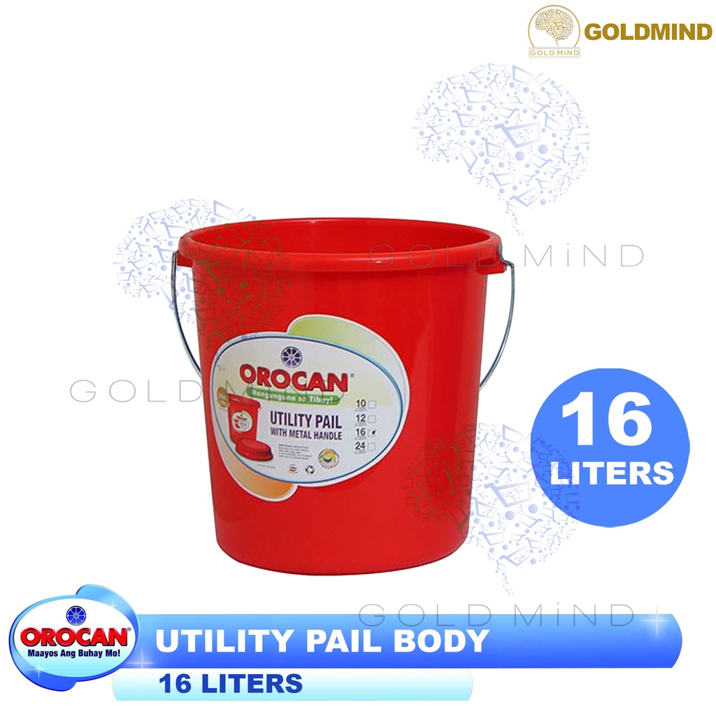 OROCAN PAIL BODY WITH STAINLESS STEEL HANDLE TIMBA PALE BUCKET FOR ...