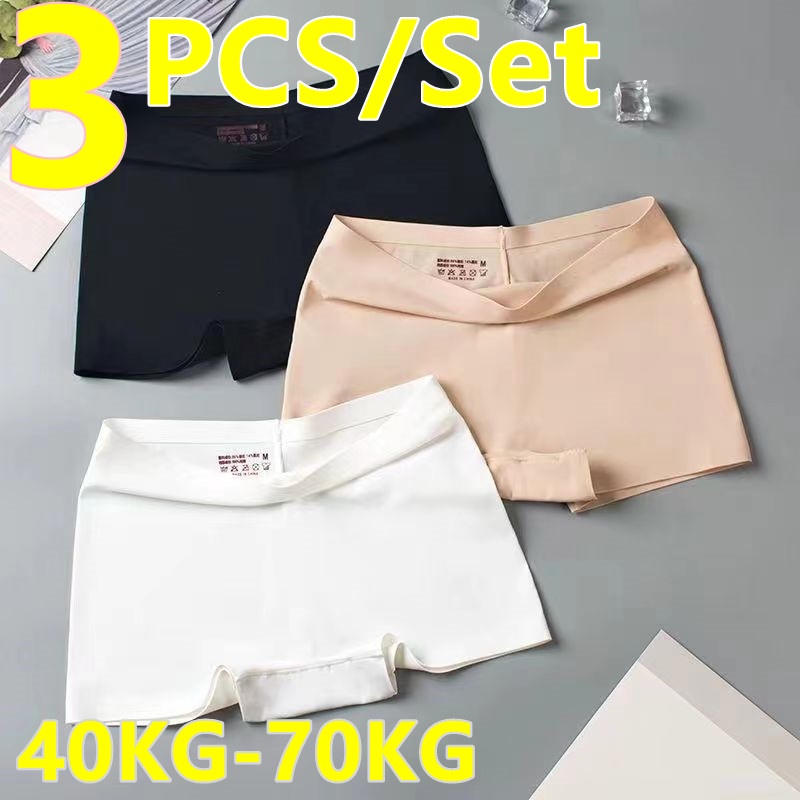3 PCS/Set Boyleg Panty Boxer Shorts For Women Panty Shorts Boyleg For ...