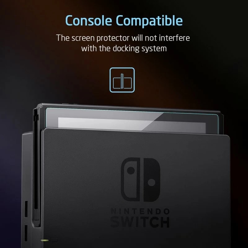 Dobe Nintendo Switch Tempered Glass Film Scratchproof Screen Protector ...