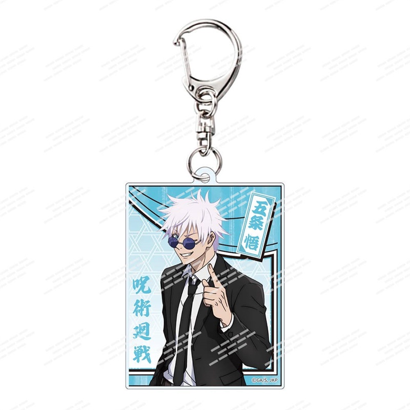 star3 Jujutsu Kaisen Figure Keyring Badge Model Toy Acrylic Stands ...