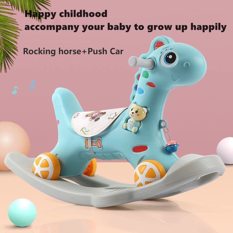 Baby 2in1 Rocking Horse Toys Trojan Toys Outdoor Rider Rocking Horse ...