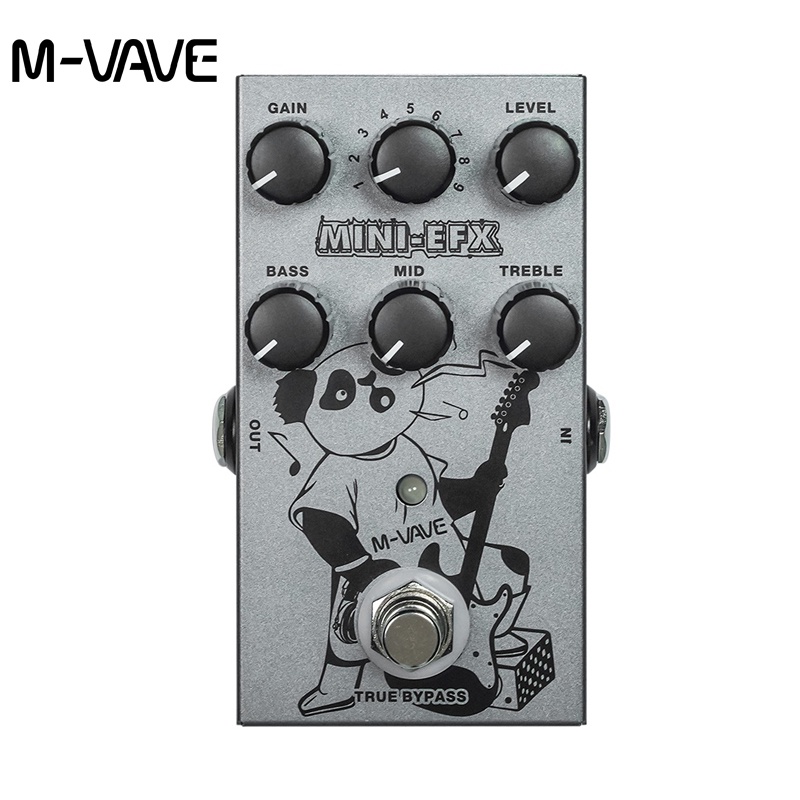 M-vave MINI-EFX Multic-effects Pedal 4 Overdrive Effects 4 Distortion Effects Boost 3 Band EQ ...