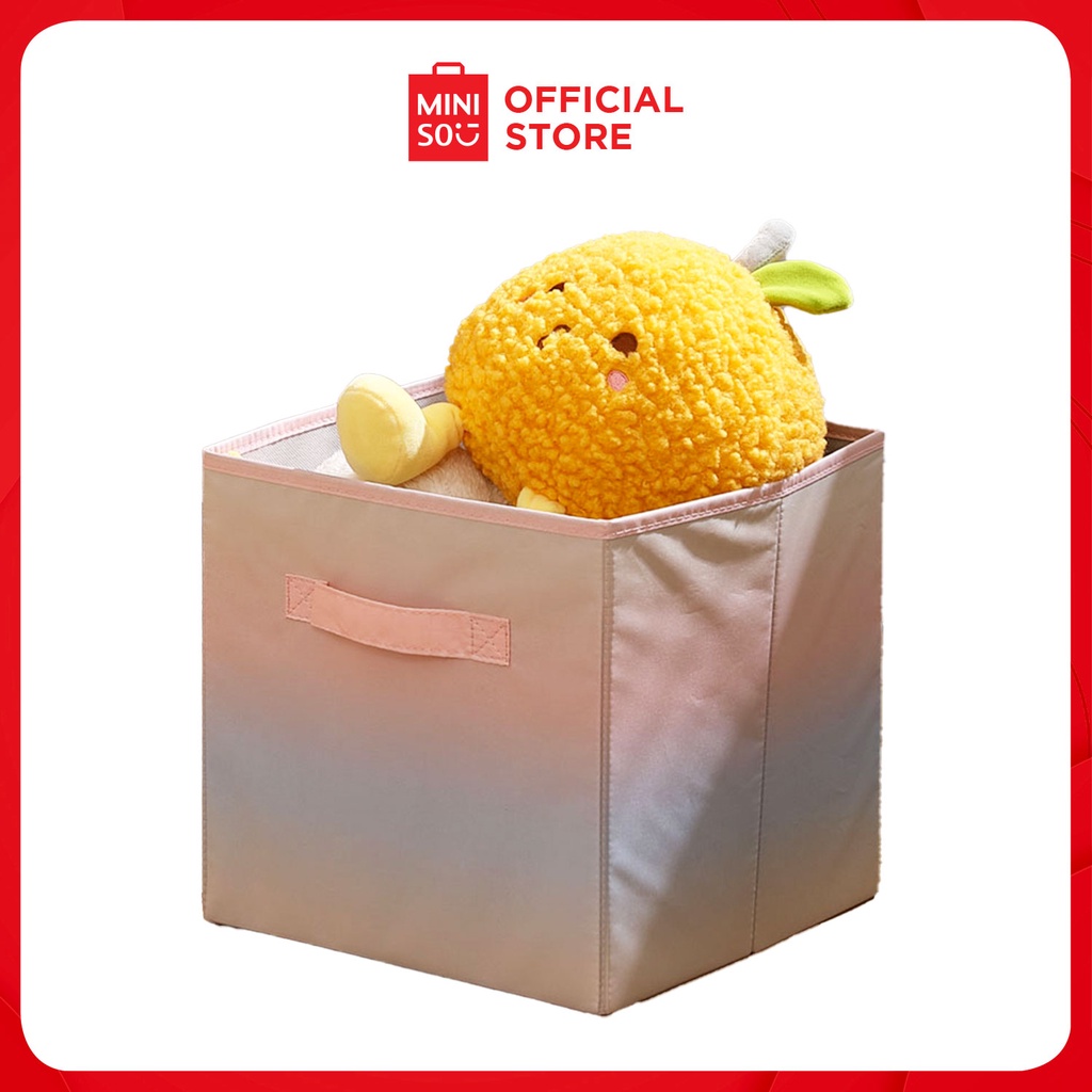 MINISO Macaron Gradient Series Fabric Storage Cube | Shopee Philippines