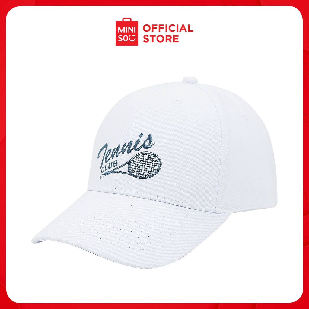 MINISO Sports Club Series Baseball Cap (White) | Shopee Philippines