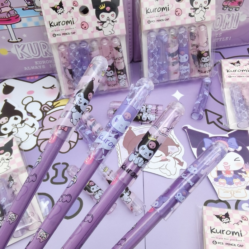 Sanrio Transparent Pencil Cover Cap Pencil Extender Pen Protector ...