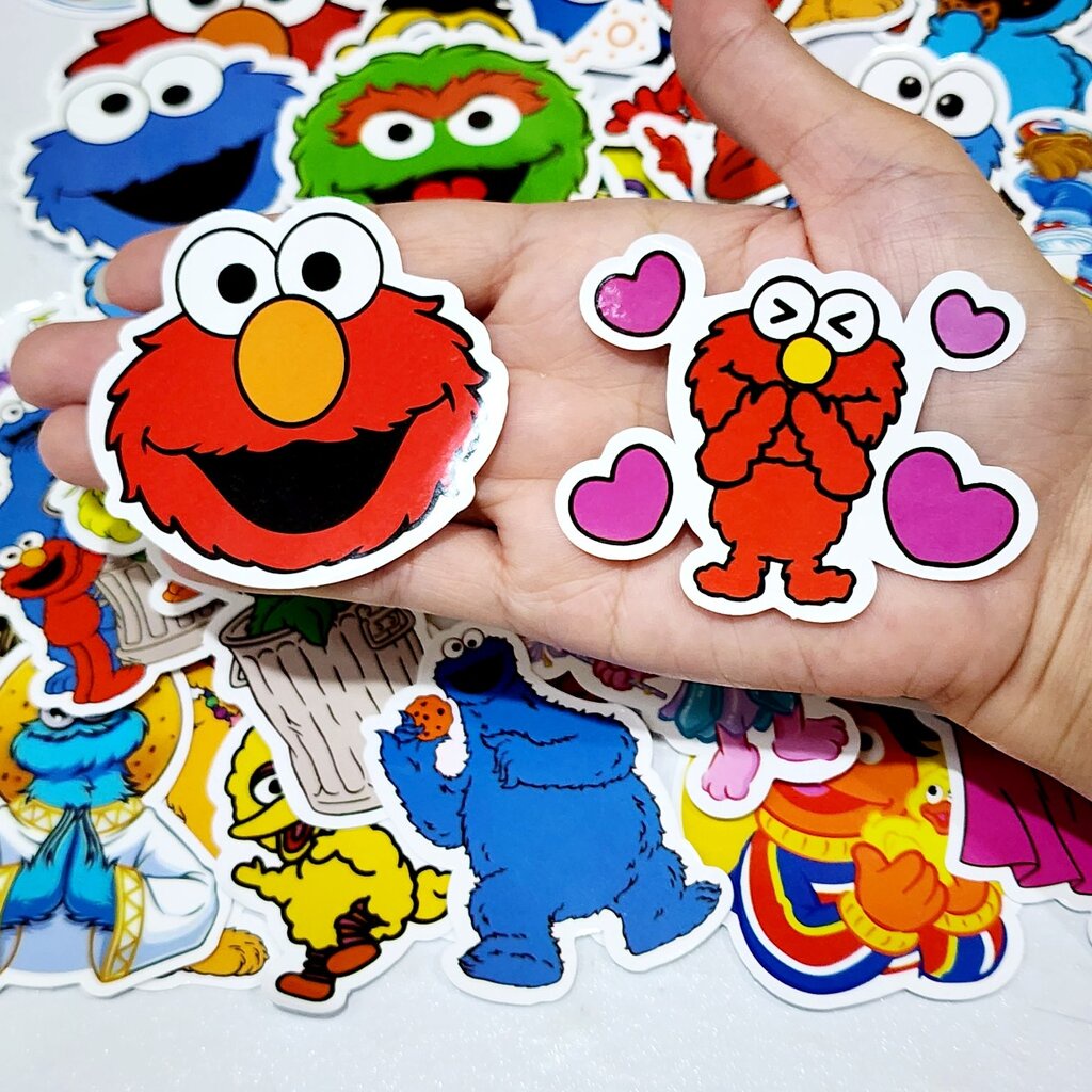 Elmo sticker Sesame Street Self Adhesive Waterproof Decorative Stick ...