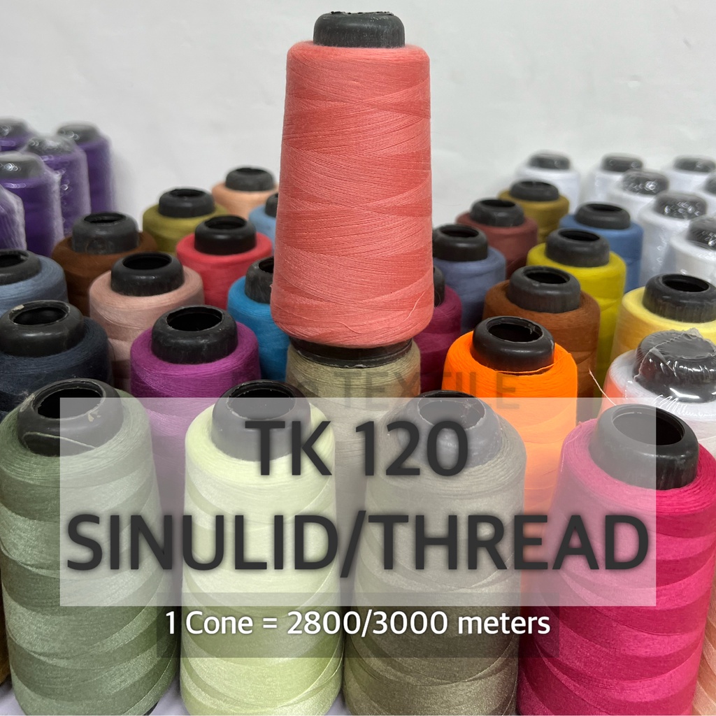 SINULID/THREAD 2850/3000 METERS PER CONE R&E TEXTILE Batch 2 | Shopee ...