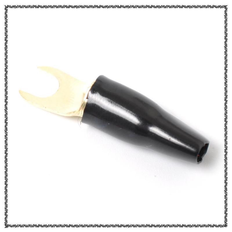 [MCA] 5 Pairs 8 AWG Positive/Negative Fork Terminals Gold-plated ...
