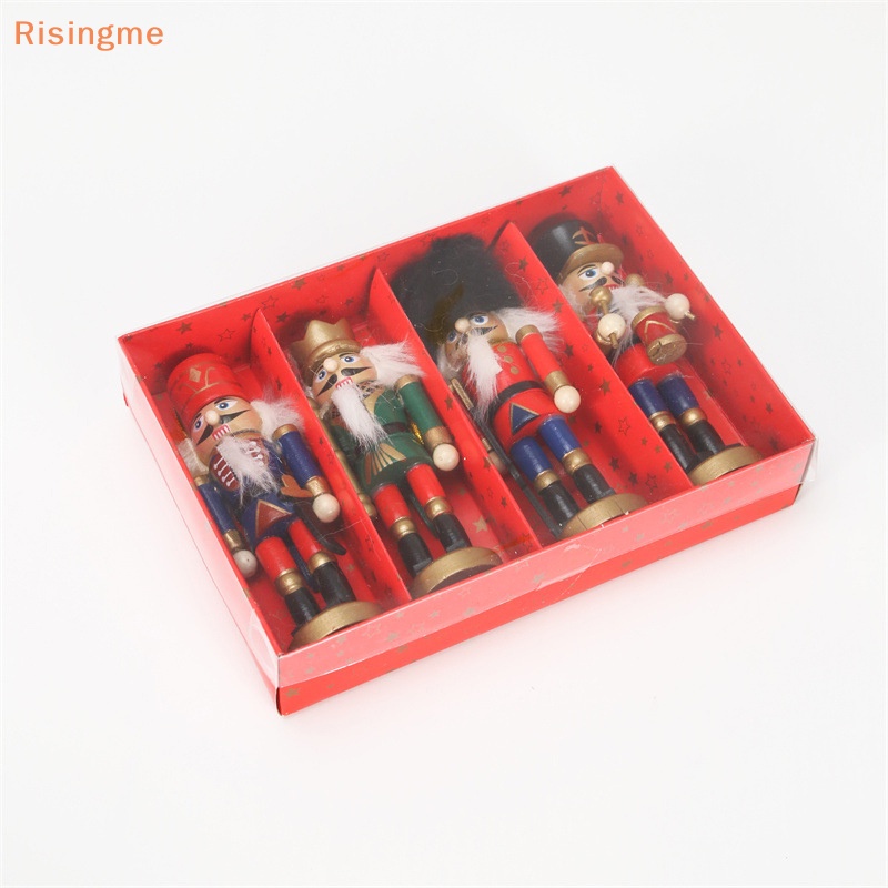 [Risingme] 12cm Nutcracker Puppet Ornaments Desktop Decoration Cartoons ...