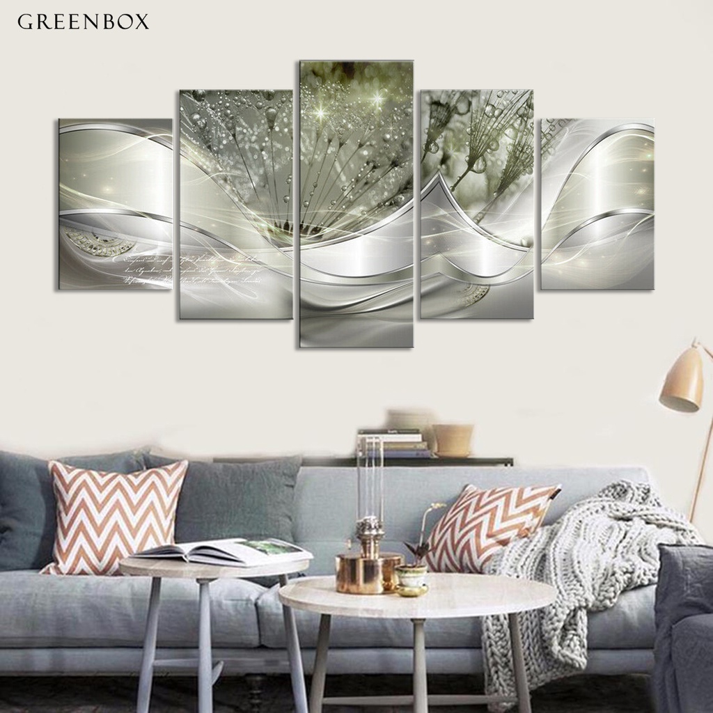 GBP-1 Set Abstract Fadeless Wall Art Pictures Canvas Professionally ...