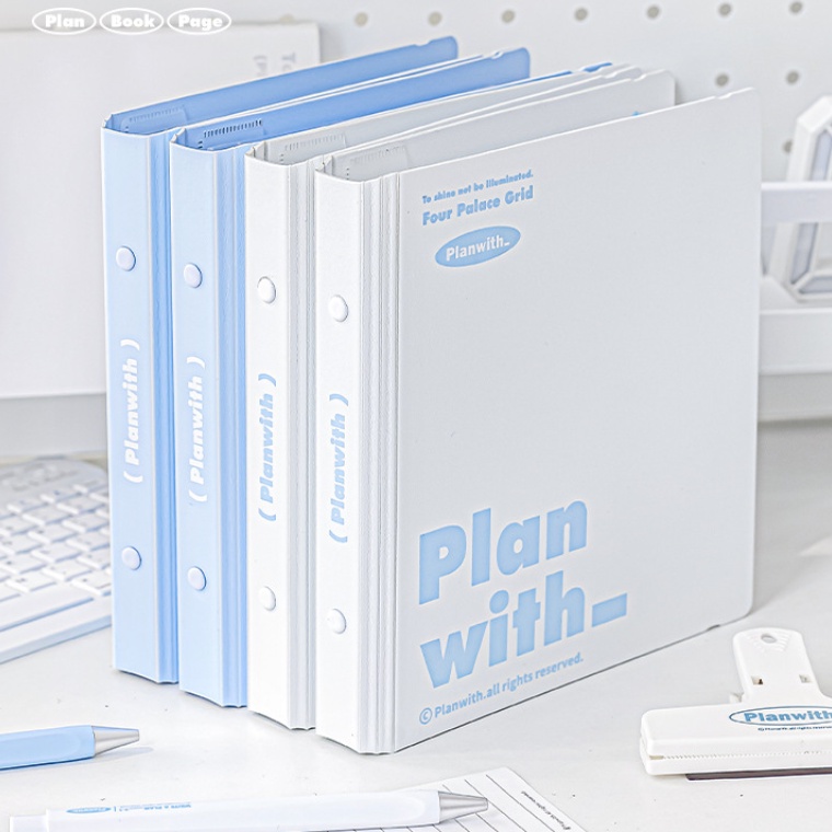 Cdaily|Four Square Card Book Stationery Note Storage Book | Shopee ...