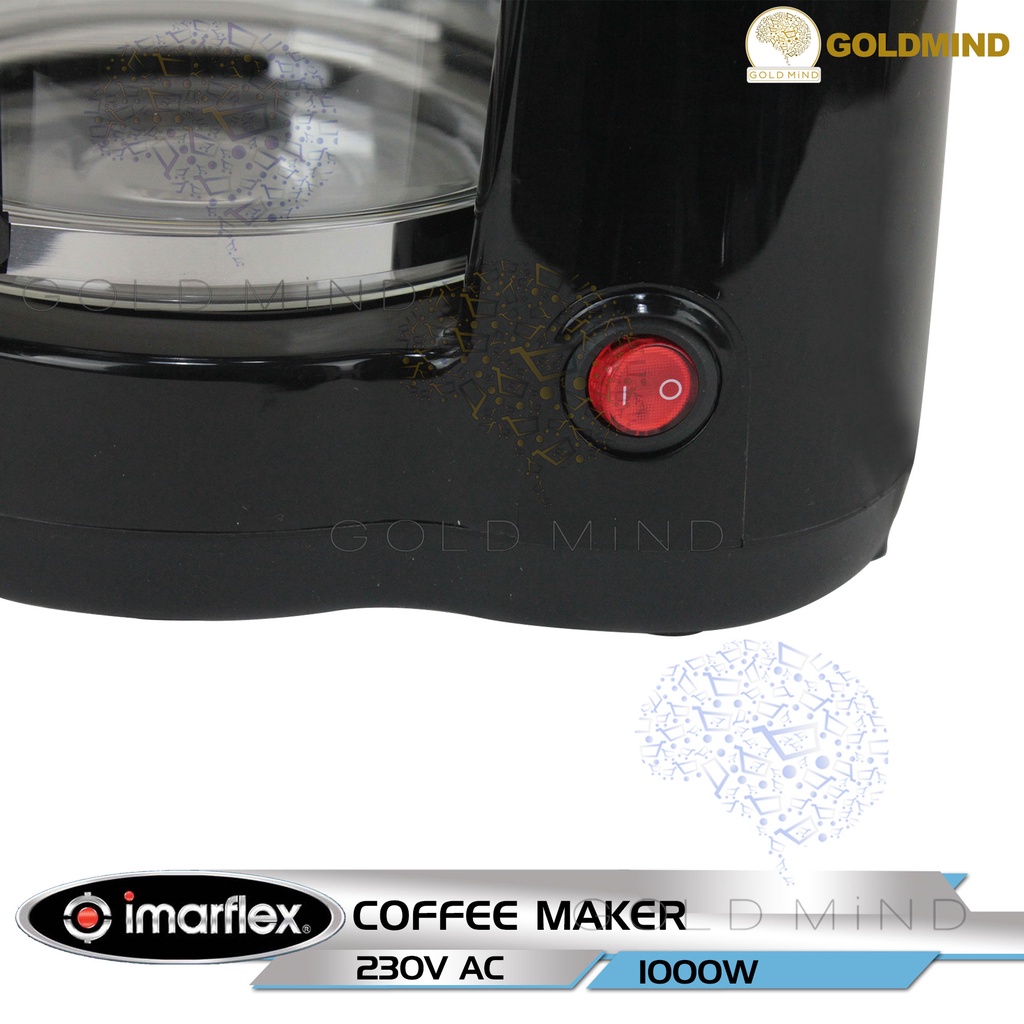 Imarflex Coffee Maker 8-10 cups capacity Black/Stainless | Shopee ...