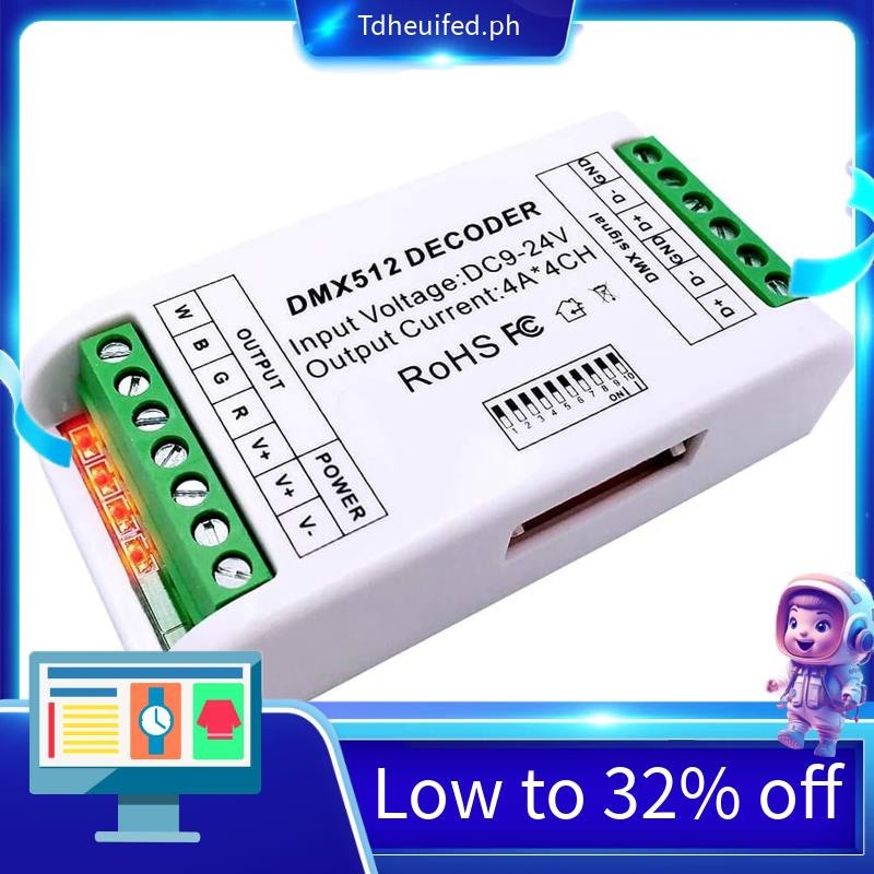 In stock-Mini 4 Channel DMX RGBW Decoder 16A RGB RGBW Strip Controller ...