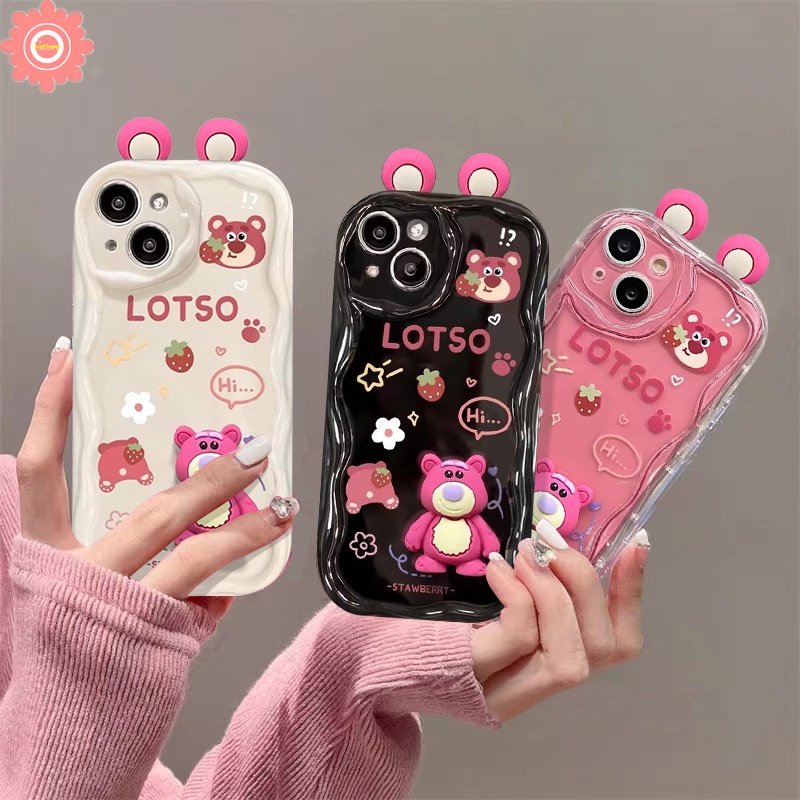 Cute 3D Doll Cartoon Lotso Bear Case for VIVO Y17S Y21 Y16 Y22 Y21s Y35 ...
