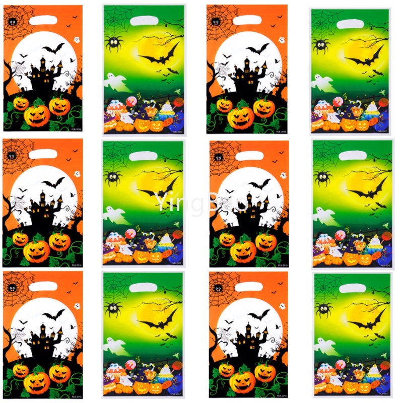 50pcs Halloween Ghost Candy Snack Bags Halloween Decoration for Home ...