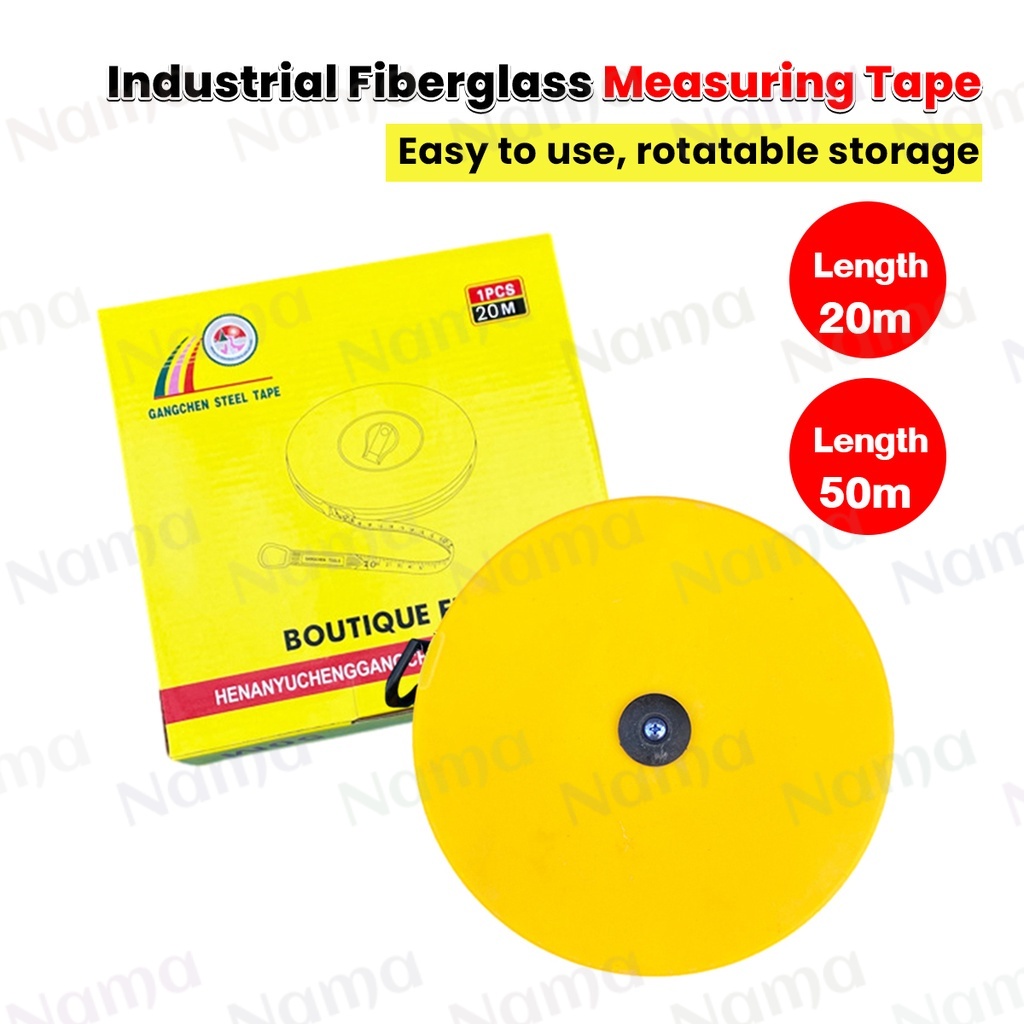 Nama Fiberglass Measuring Tape Measure Building Surveying Tools 20m 50m ...
