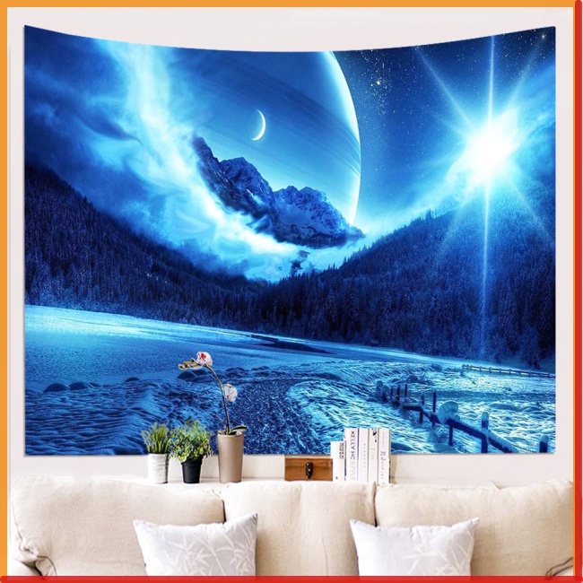 HOG Magical Starry-sky Background Tapestry Mysterious Painting Wall ...