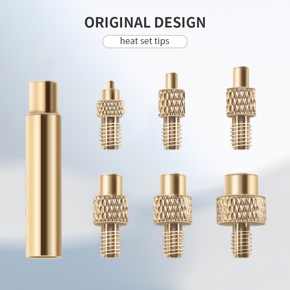 Heat Melt Insert Nut Iron Tip Brass Hot Melt Inset Nuts Embedded Kit M2 ...