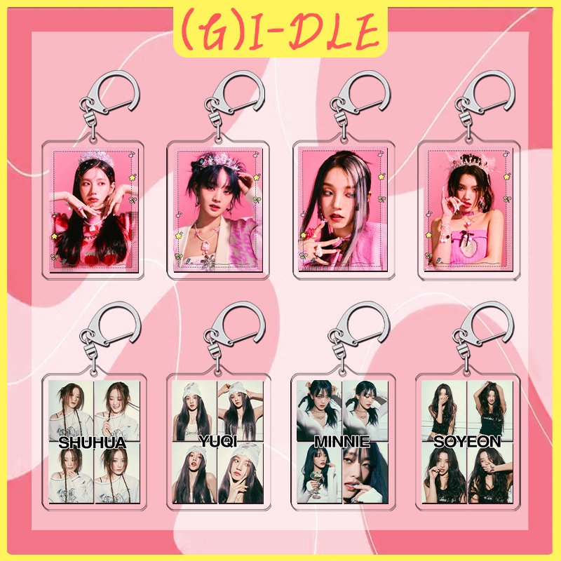 (G)I-DLE minnie Soyeon MIYEON Song Yuqi Acrylic keychain | Shopee ...