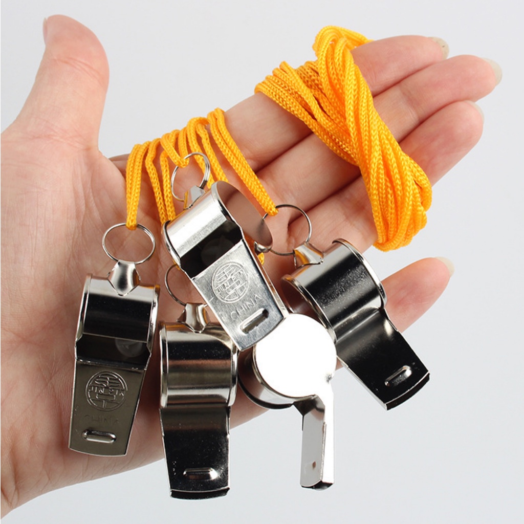 Metal Whistle - Sports Classic Pito referee game quality toys | Shopee ...