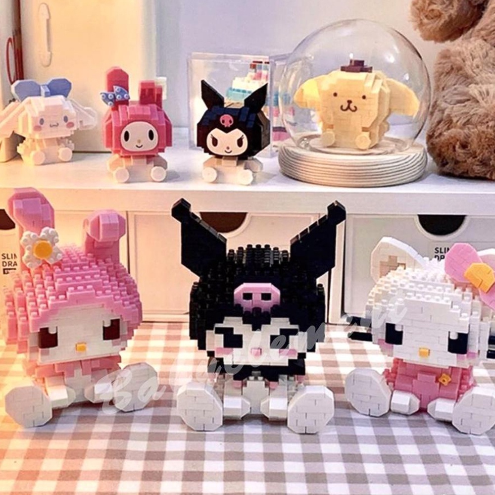 Nano Blocks Sanrio Kuromi My Melody Hello Kitty Building Blocks Pop ...