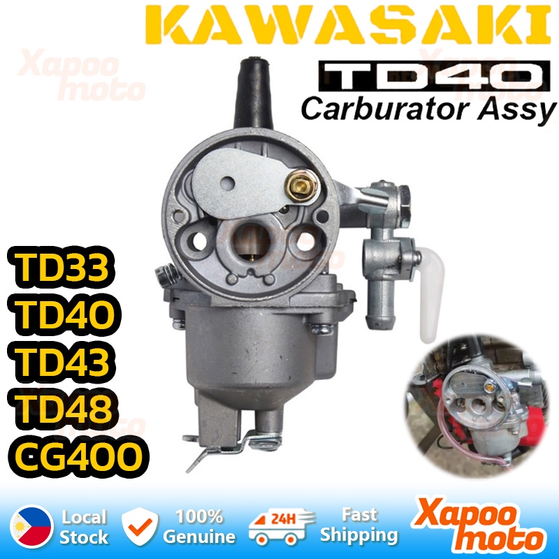 TD40 Carburator use for Kawasaki grasscutter model TD40 FD40 for 2 ...